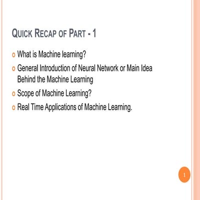 Types of Machine Learning | PPTX