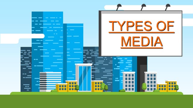LESSON+3+TYPES+OF+MEDIA. Print media,Broadcast media, new or Online ...