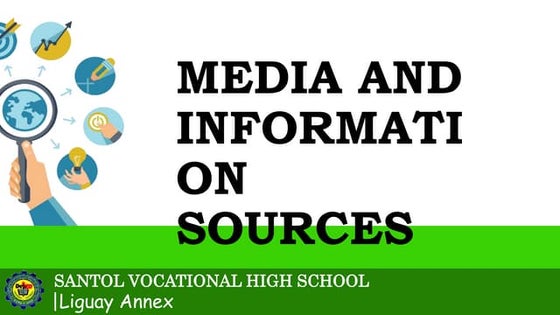 Media and Information Sources | PPTX