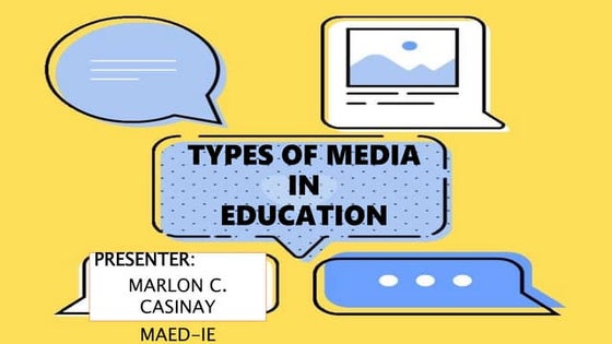 TYPES OF INSTRUCTIONAL MEDIA | PPTX