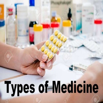 Types of Medicine | PPT