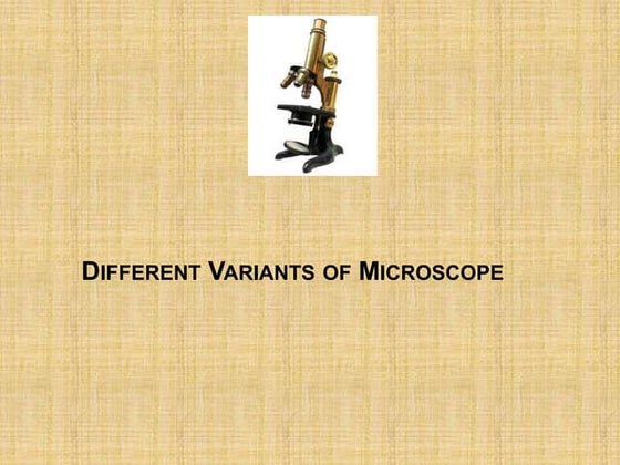 Microscope | PPTX