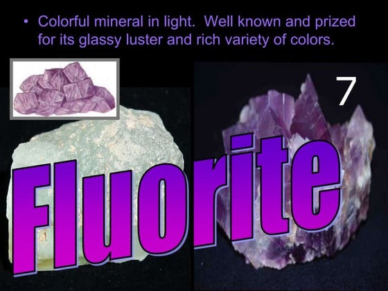 Characteristics of minerals | PPTX | Geology | Science