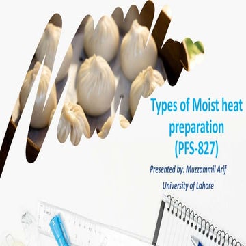 Methods in cooking dry heat method, moist heat | PPTX