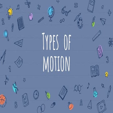 Types of motion | PPT