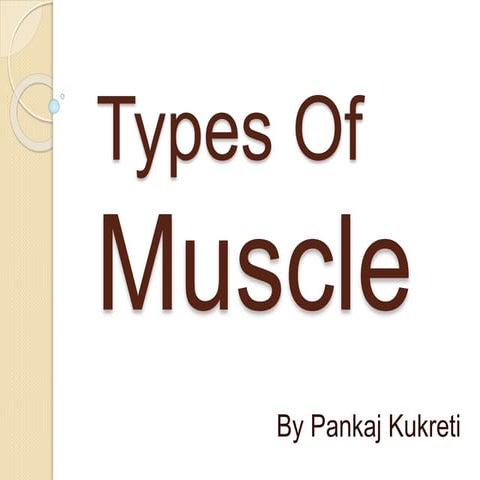 Types of muscle | PPTX