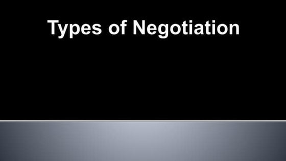 1 med techniques4negotiation2 | PPT