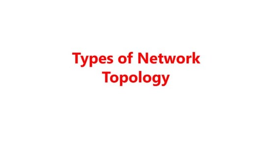 Types of topology | PPT