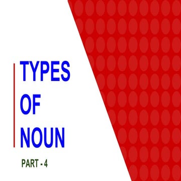 Types of noun part 4 | PPTX