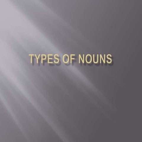 Types Of Nouns Ppt For Grade 5 - Design Talk