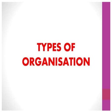 Organization Structure and the Types and merits | PPTX