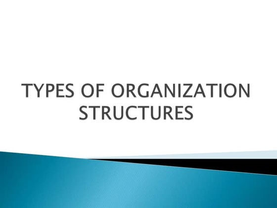 Types Of Organization | PPTX