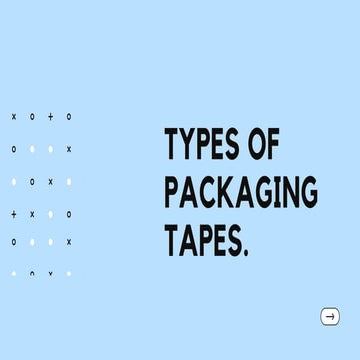 Types of packaging tapes | PDF