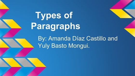 Types of paragraphs | PPT