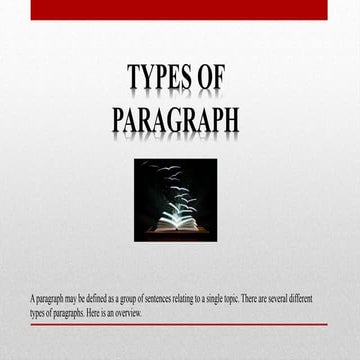 Types of paragraph | PPT