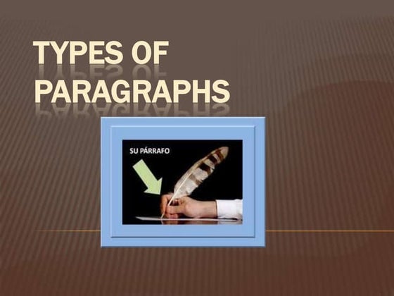 Types of paragraph | PPTX