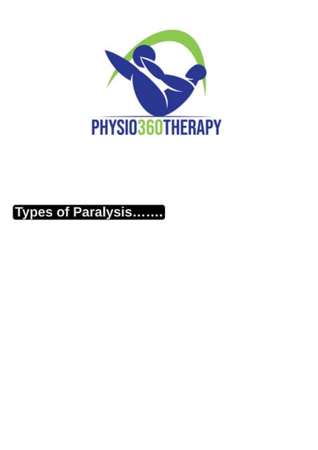 Insights on Different Types of Paralysis | PPT