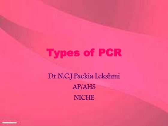 Real time pcr | PPTX | Chemistry | Science