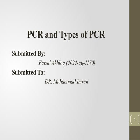 types of PCR polymerase chain reaction.pptx