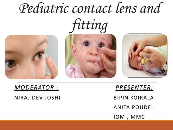 Pediatric contact lens | PPT