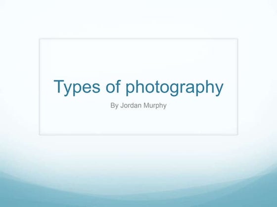 Uses of photography | PPT