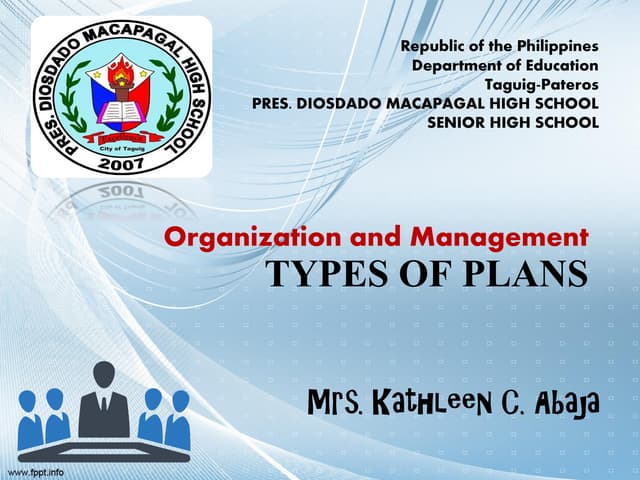 Planning tools and techniques | PPTX