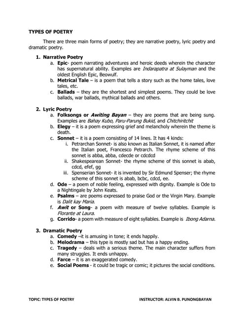 Poetry analyses | PDF