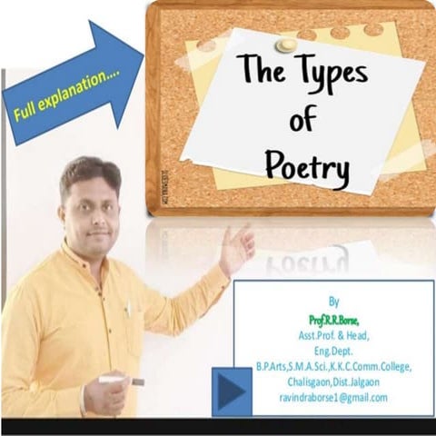 Types of poetry | PPT
