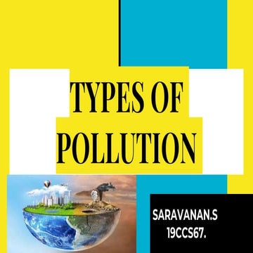 Types of pollution | PPTX