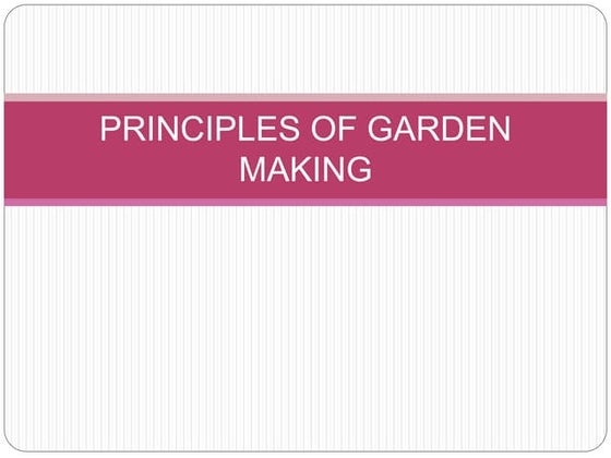 Elements and principles of design in flower arrangement | PPT