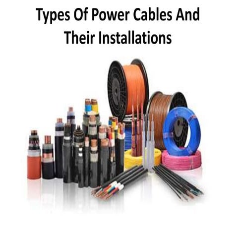 Parts of an electrical cable | PPTX