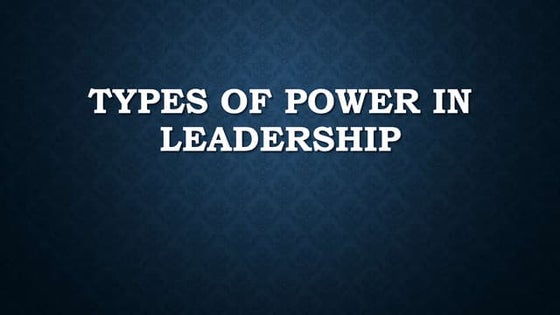 Leadership mind map | PPT