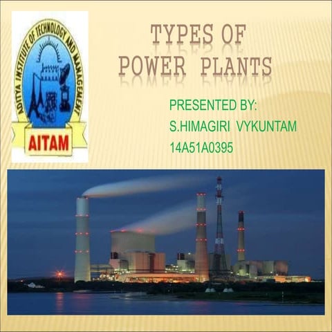 Types of power plants | PPTX