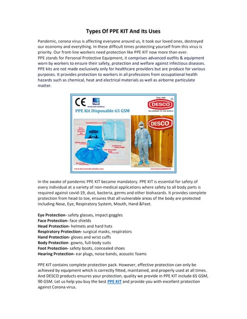 Presentation on PPEs.pptx