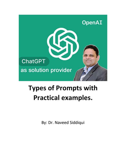 13 ChatGPT Prompts For Studying | PDF
