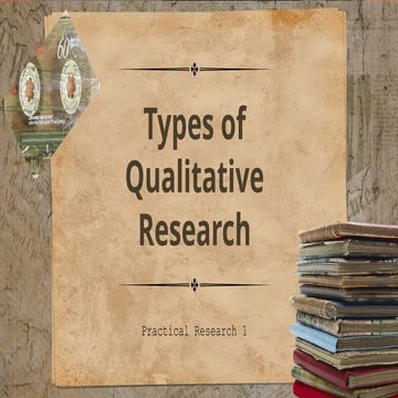 Types of Quali Research types of qualita | PPTX