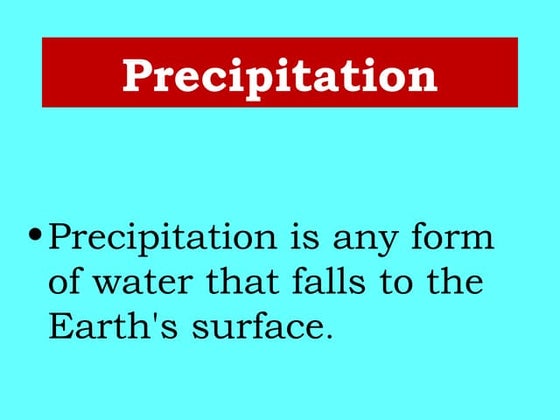 Types of Rainfall | PPT