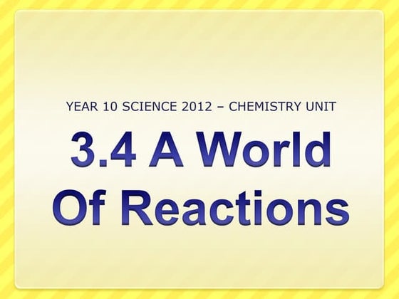 types of chemical reaction | PPT