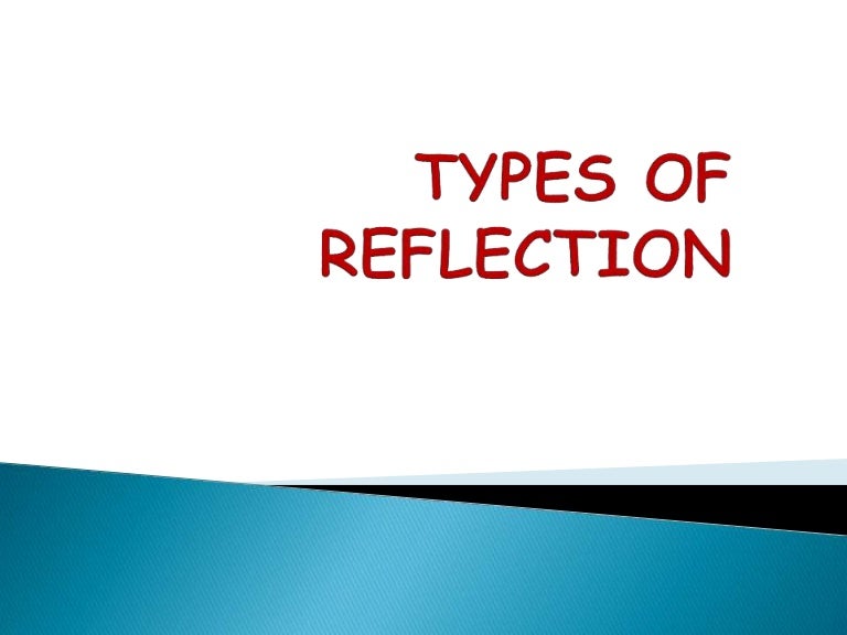 Types Of Reflection Types Of Reflection
