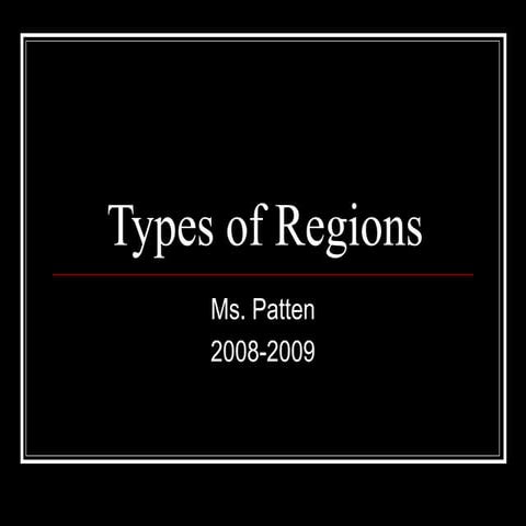 Types of regions_08 | PPT