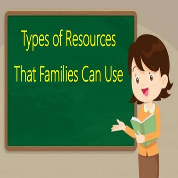Types of Resources that Families Can Use | PPTX