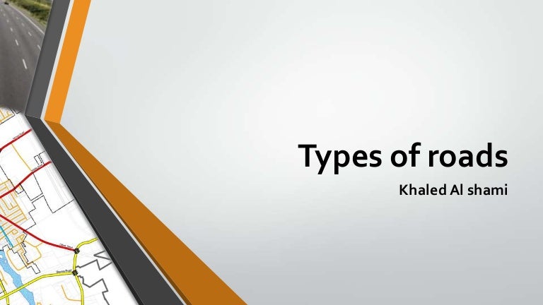 Types of roads