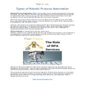 Types of robotic process automation | PDF
