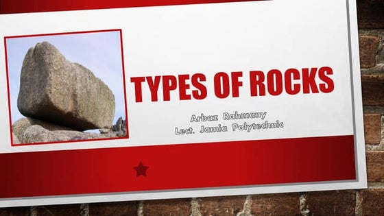 Sedimentary rock types | PPTX | Geology | Science