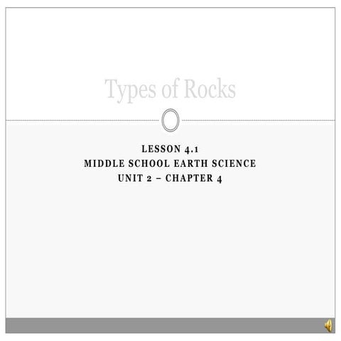 TypeOfRocks | PPTX