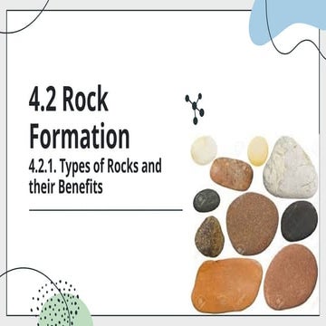 Types of Rocks and their Benefits to community.pptx