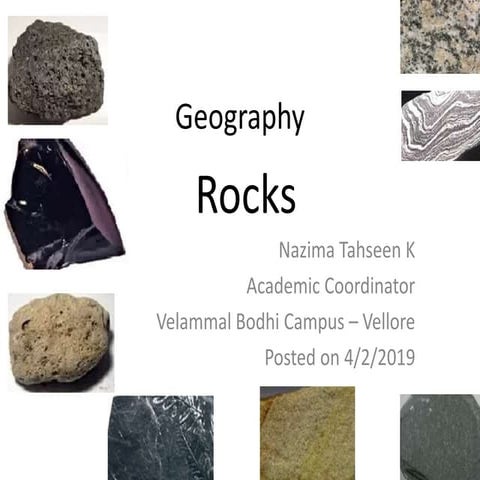 Types of rocks | PPTX