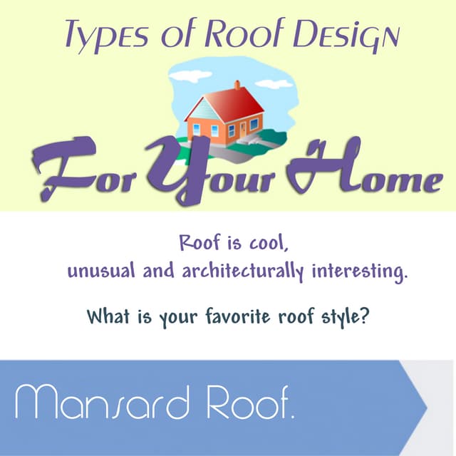 Types of Roof Design For Your Home | PDF