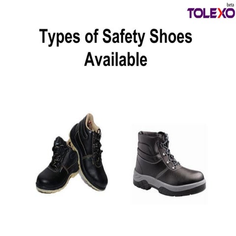 Types of safety shoes available | PPT