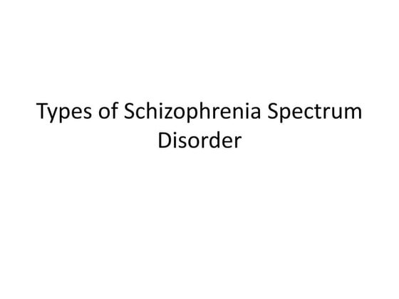 Schizoaffective disorder DSM5 | PPT